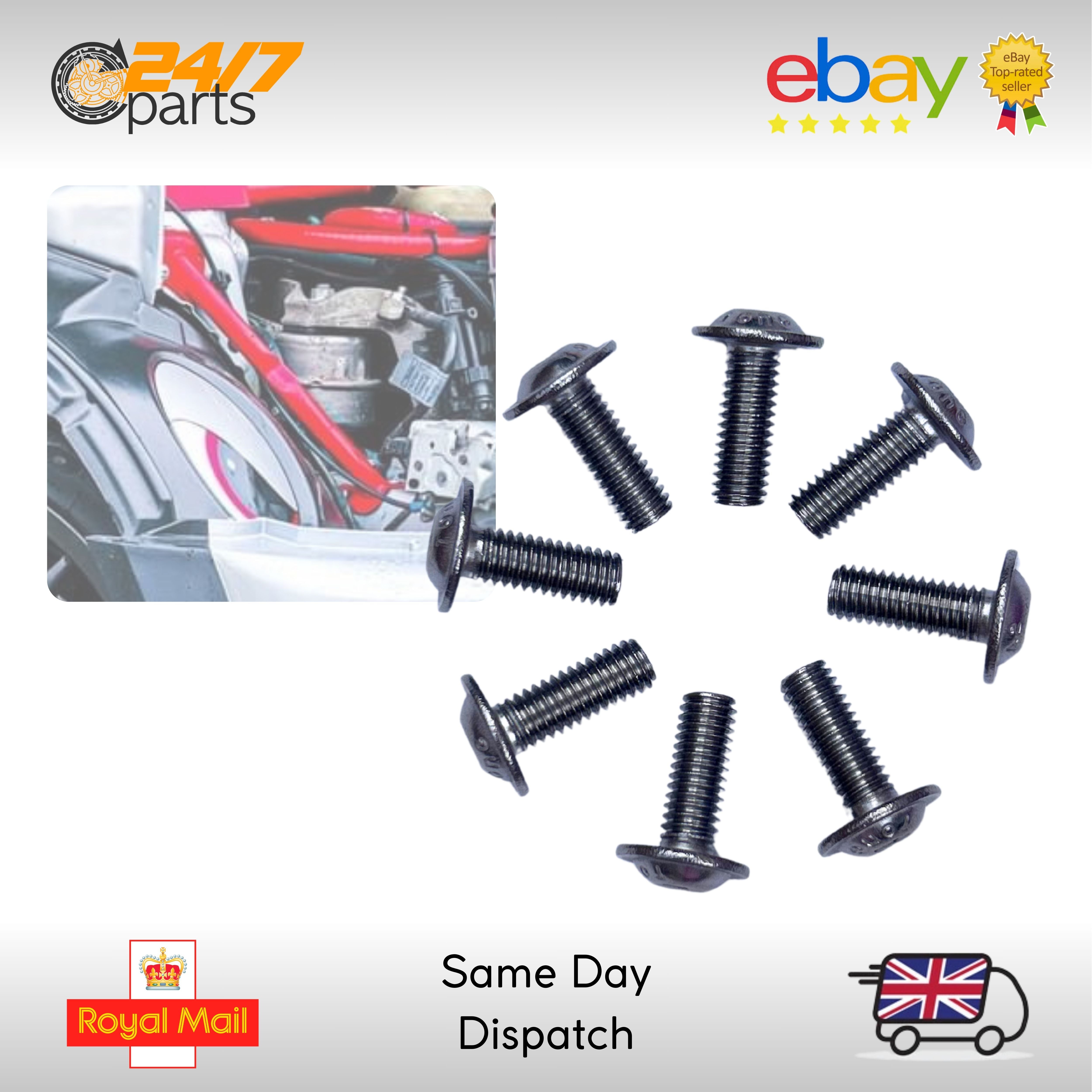 Mini Cooper R50 | R52 | R53 | Stainless Steel Cabrio Brace Bolt Set ...